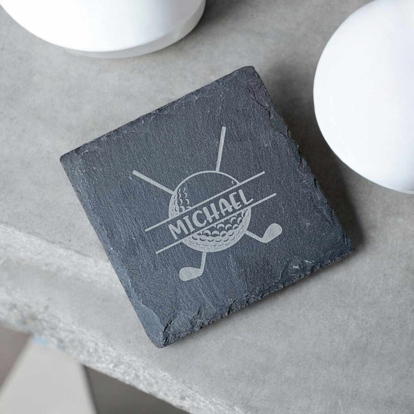Personalised Coaster - Golf Themed – A Personal Touch
